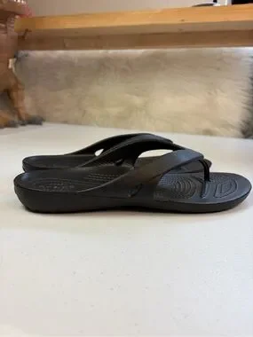 CROCS | Shoes | Crocs Kadee Ii Flip Flops Sandals Womens Size 9 Black ...